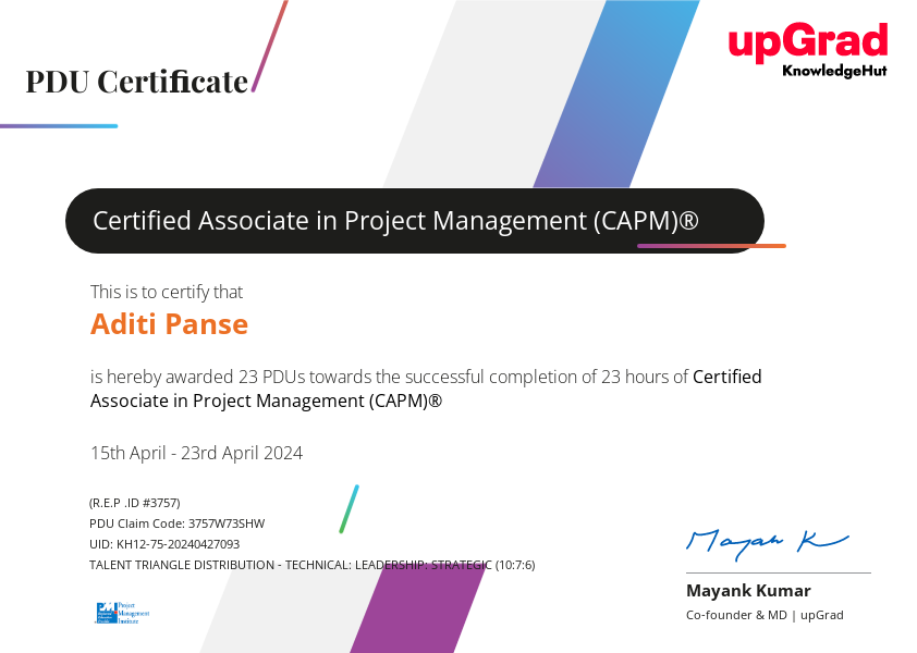 Aditi Panse - Project Coordinator @CodeZilla | Helping Teams Stay on ...