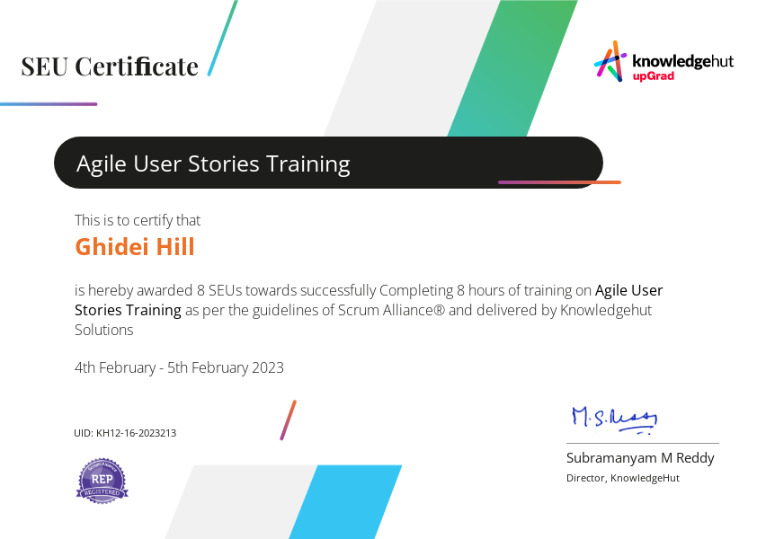 Ghidei Hill, CSM, SSM, ICP-ACC - Persistent Technology, Inc. | LinkedIn